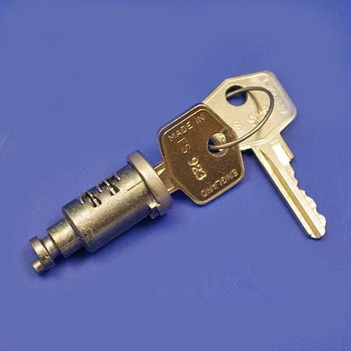 100E-943704: lock barrel device with keys - Chrome Fittings and Body ...