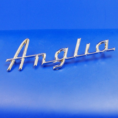 105E-7042514: Anglia rear boot badge - Chrome Fittings and Body Parts ...