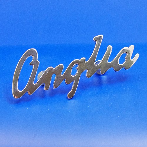 E04A-7040308: Anglia rear script badge - Chrome Fittings and Body Parts ...