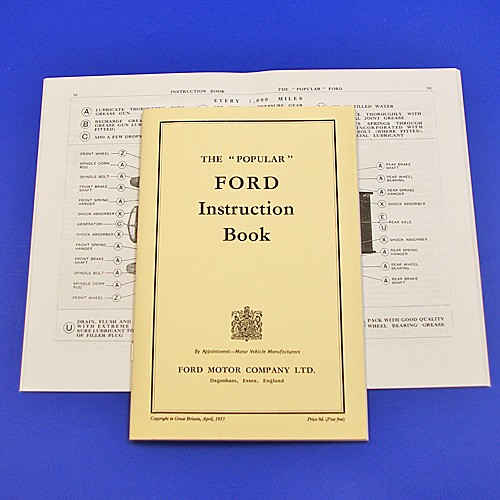 Y.hb: Ford model Y owners handbook - Books and Manuals - Classic Ford ...